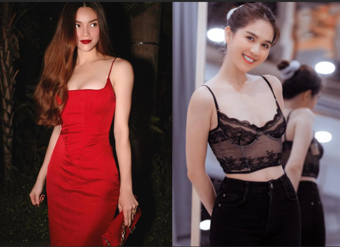 Hồ Ngọc Hà mặc váy không nội y, khoe vòng 2 phẳng lỳ áp đảo Ngọc Trinh